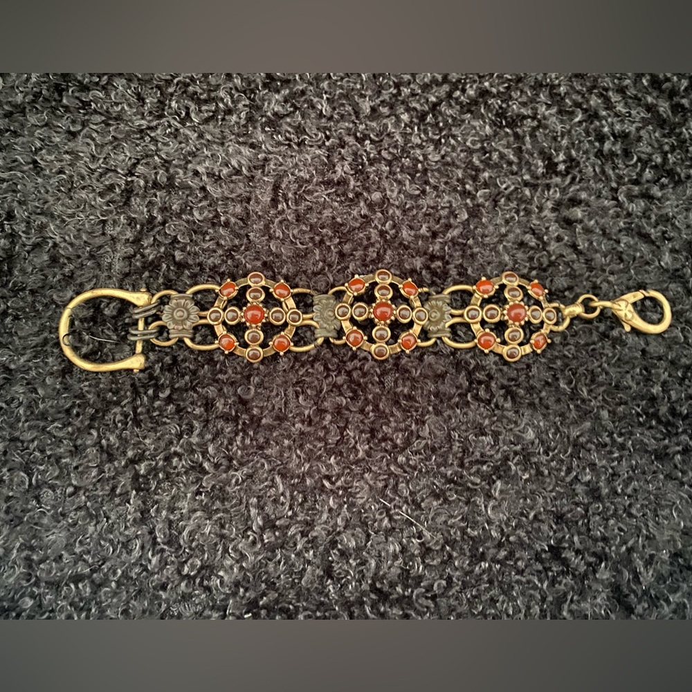 Lucky Brand Mandela Semi-Precious Shackle Bracelet - Gem